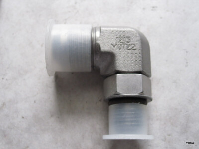 90 Degree Hydraulic Coupling Parker 1215 M0722 9/16" X 3/4" NPT | eBay