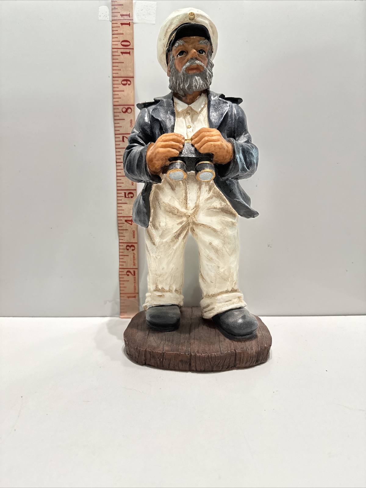 Sea Captain Statue Nautical Fisherman Sailor Life's a Beach Resin Sea ...