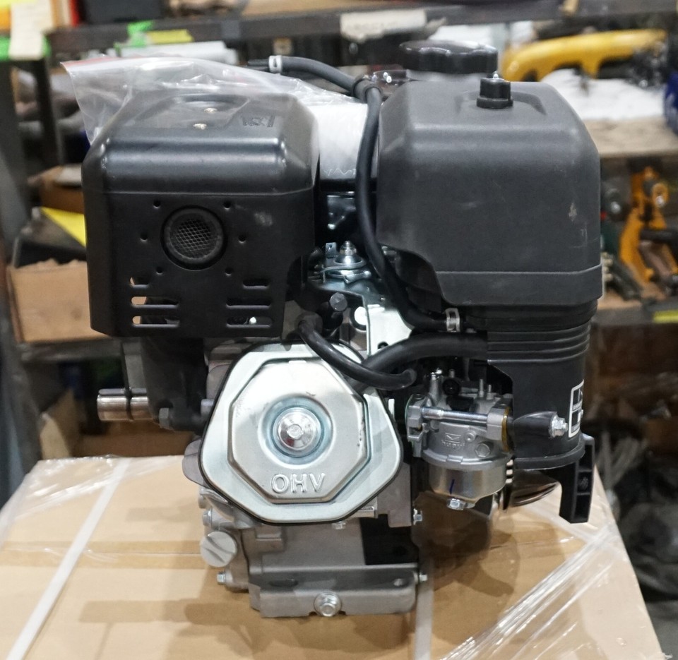 270cc Horizontal shaft gas engine 9HP electric start with pull cord ...