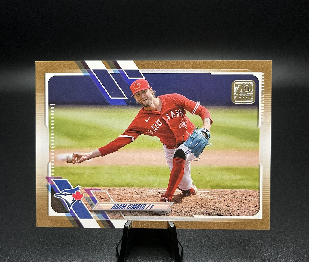 2021 Topps Update Series Adam Cimber Gold /2021 Toronto Blue Jays # ...