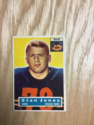 1956 Topps Football Stan Jones Chicago Bears Rookie Card #71 | eBay