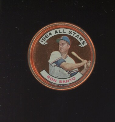 Ron Santo 1964 Topps All Star Coin #146 Cubs Nice Shape | eBay