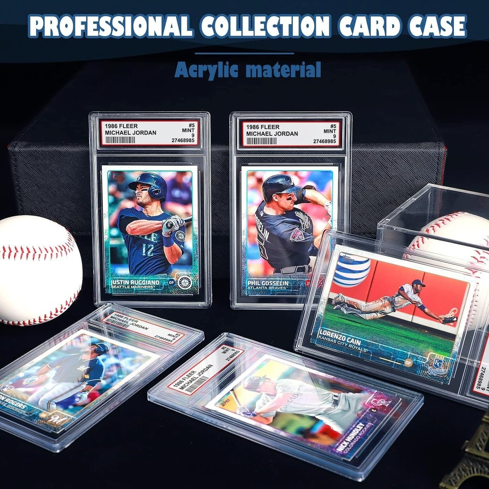 Card Case Holder - Graded Slab - Label Position - Wide Application - 5 ...