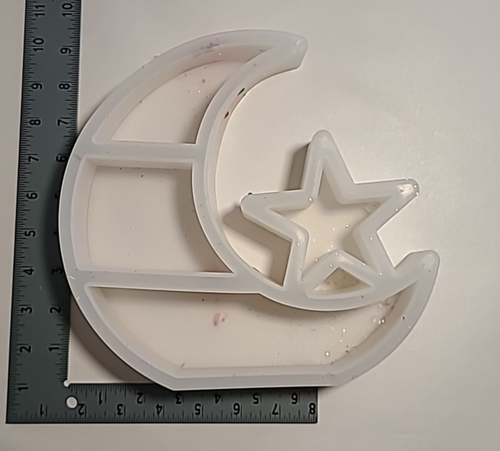 Resin Mold - Large crescent moon with star | eBay