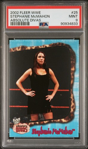2002 Fleer WWE WWF Absolute Divas Stephanie McMahon #25 PSA 9 POP 2 ...