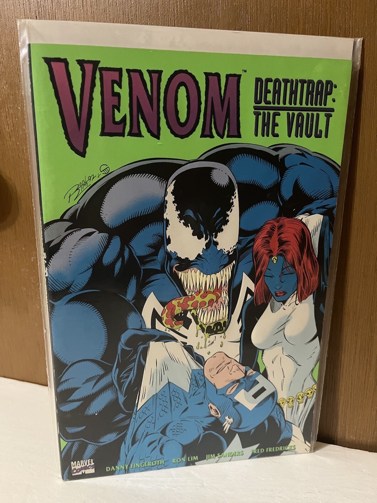 Venom Deathtrap THE VAULT 1 🔥1993 TPB🔥Cap Mystique🔥 Marvel Comics🔥NM | eBay