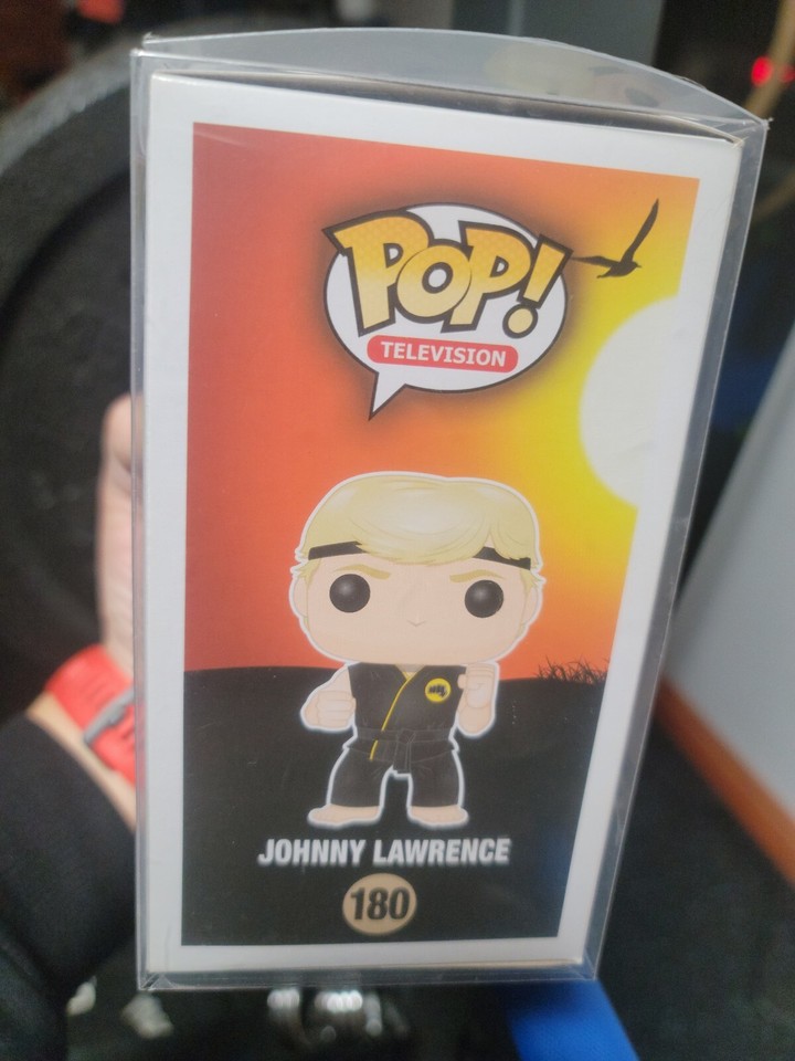 Funko POP! The Karate Kid Johnny Lawrence #180 - VAULTED. Signed ...