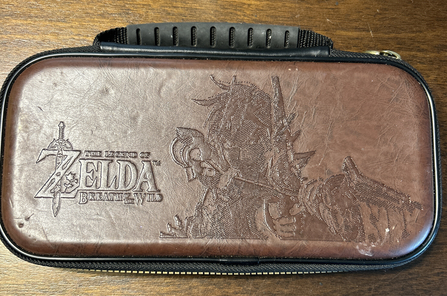 The Legend of Zelda Breath of the Wild Leather Nintendo Switch Carry ...