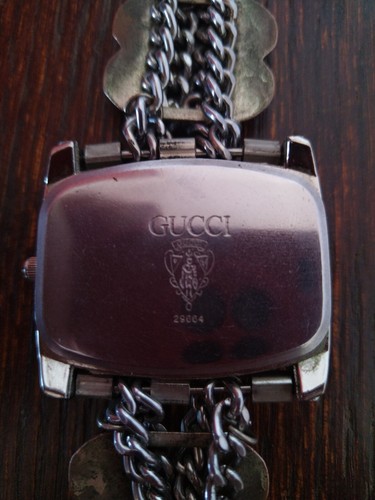 Gucci Quartz Watch Solid Band Brown Womens 29664 Vintage Tested for ...