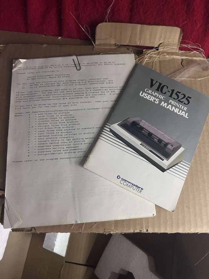 HUGE Vintage Commodore 64 Lot - Computer Printer Disk Drive Datasette ...