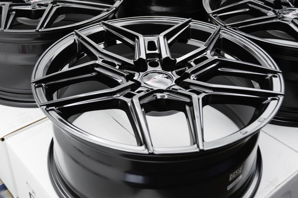 17" Wheels Rims Black Honda Civic Accord Toyota Camry Corolla Scion tC ...