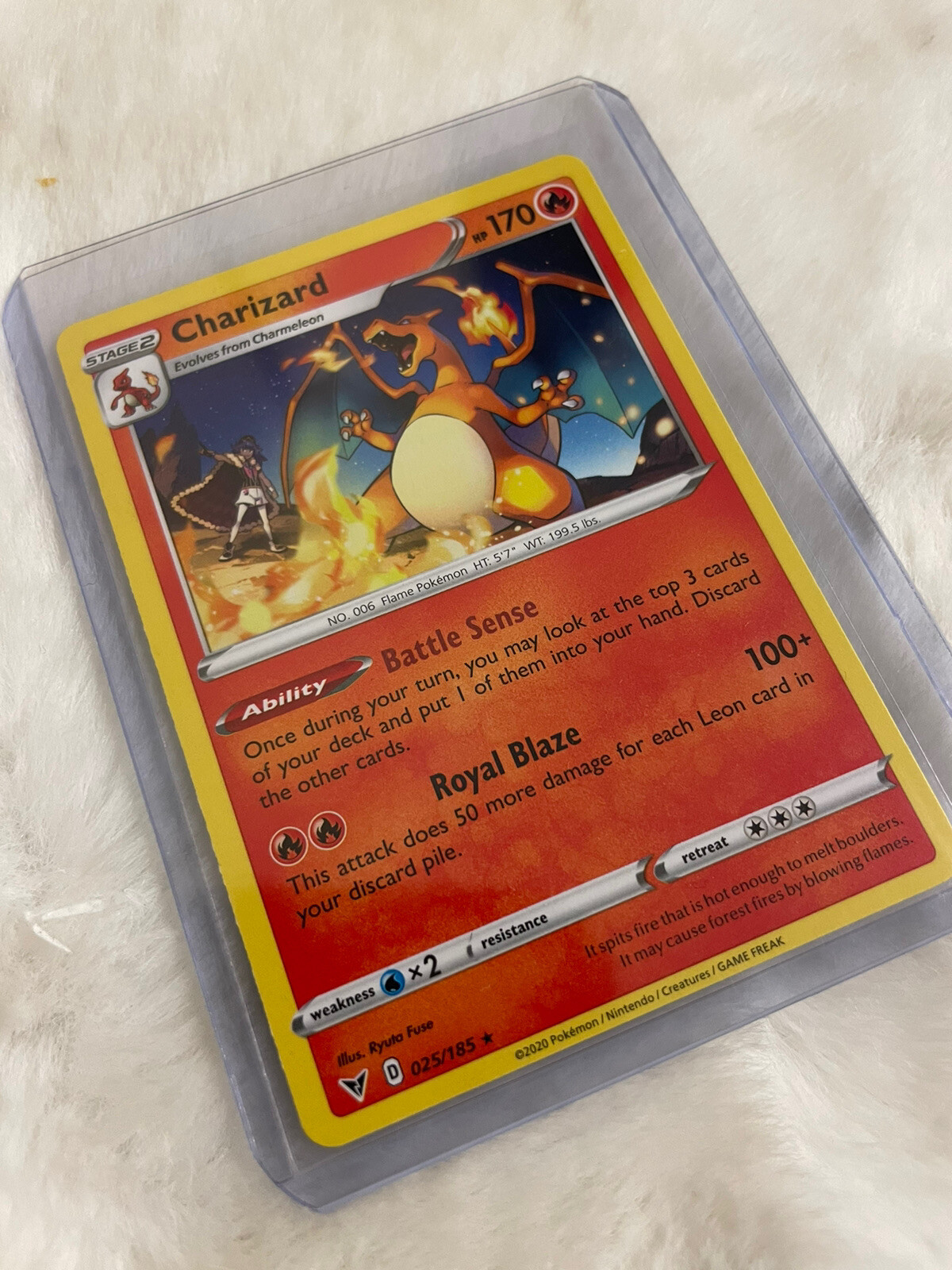 Pokémon TCG Charizard Vivid Voltage 025/185 Regular Rare | eBay