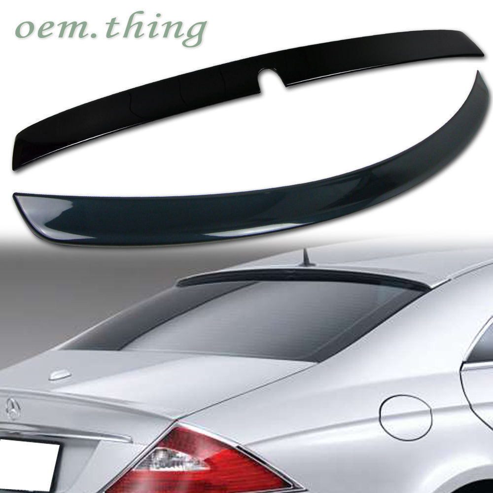 Painted Fit For Mercedes BENZ W219 CLS L Type Roof + Trunk Spoiler 04 ...