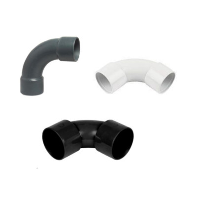 Solvent Weld Waste Pipe PVC 92.5 Swept bend 32MM 40MM 50MM | eBay UK