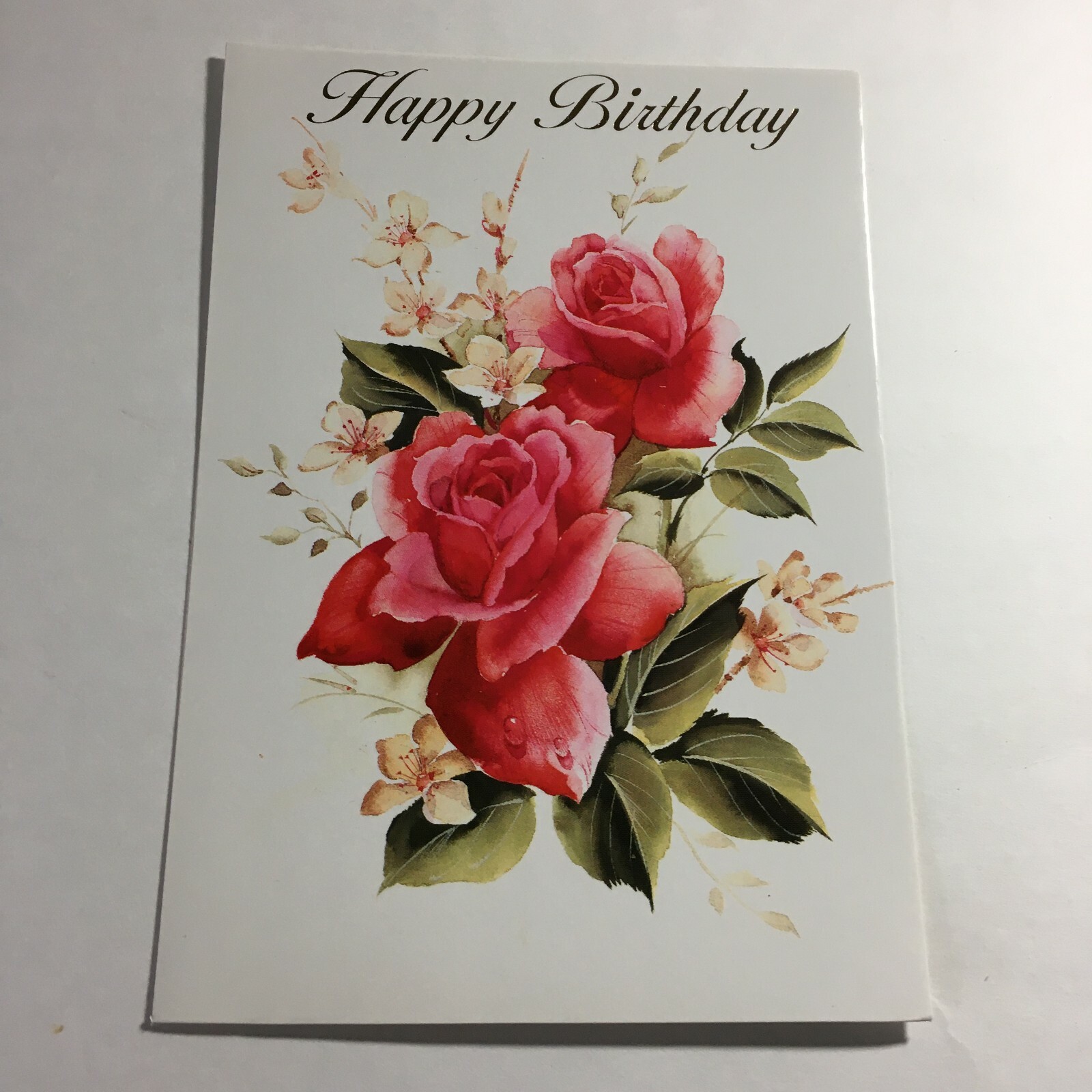 Happy Birthday Roses Card