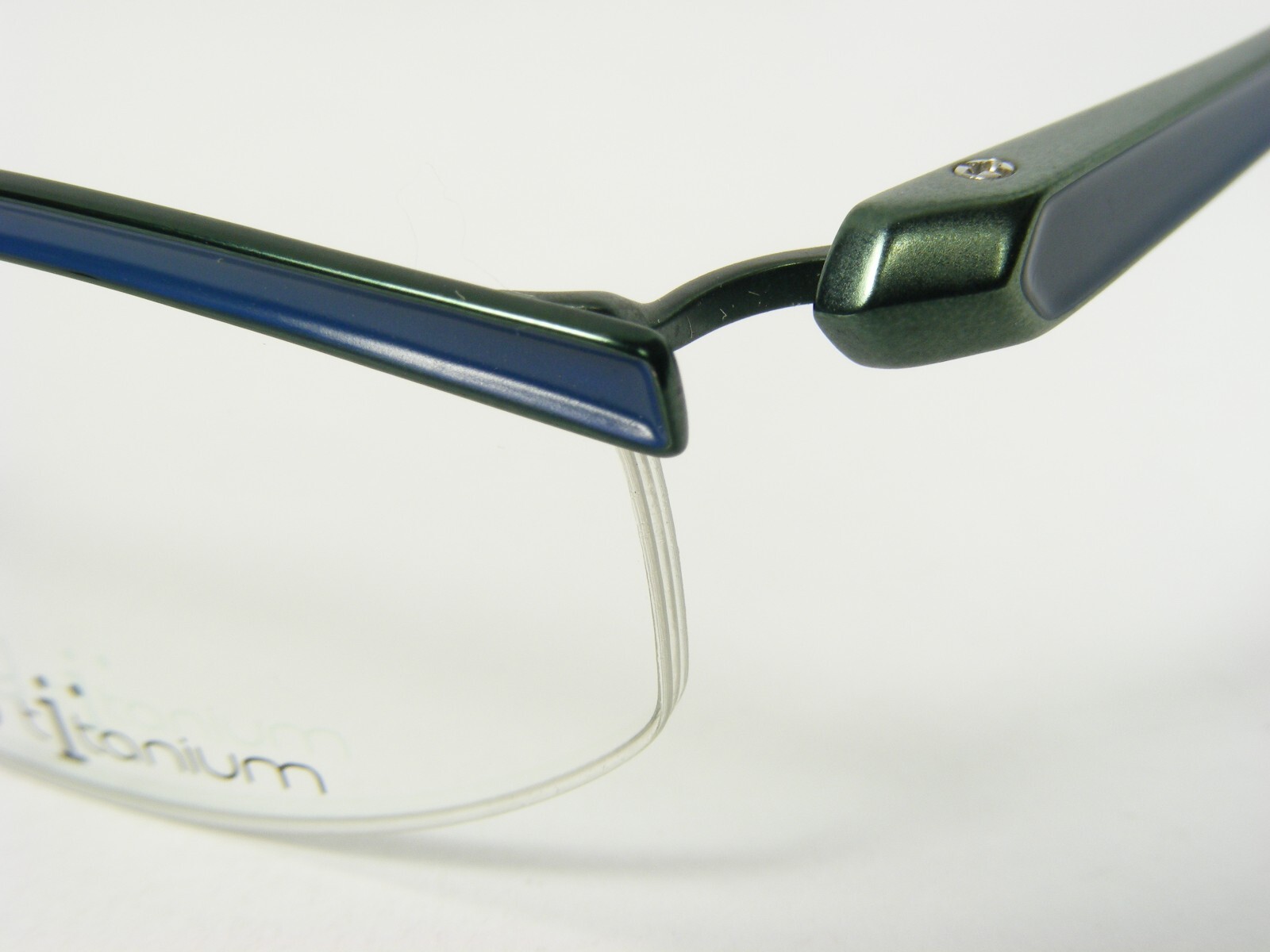 Ogi Titanium MOD 5409 1114 BLUE /GREEN EYEGLASSES GLASSES 51-19-140mm ...