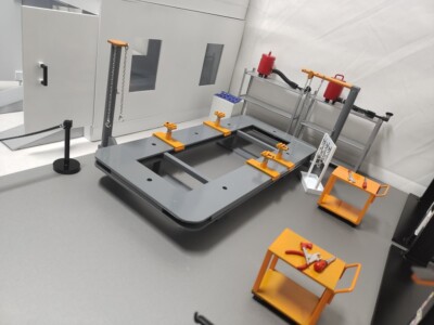 1/18 Diorama Car Garage Workshop Maintenance Repair Prop Scene Display ...