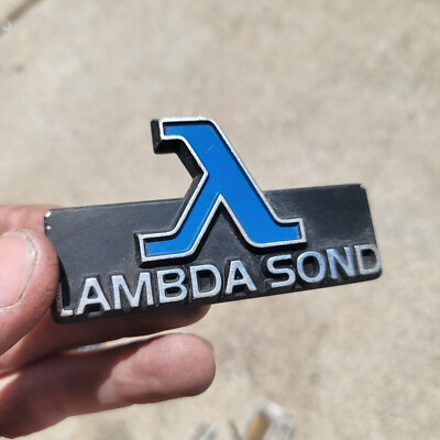 Volvo 240 Lambda Sond Grill Badge Nice Rare Aluminum Emblem 244 245 242 ...