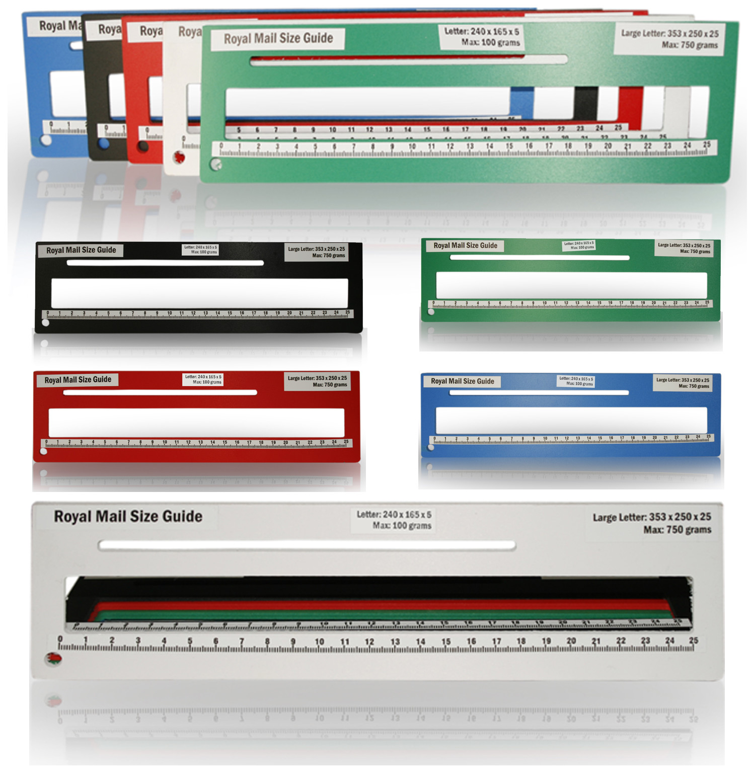 Royal Mail PPI Postal Template Letter Size Guide Post Office Postal ...