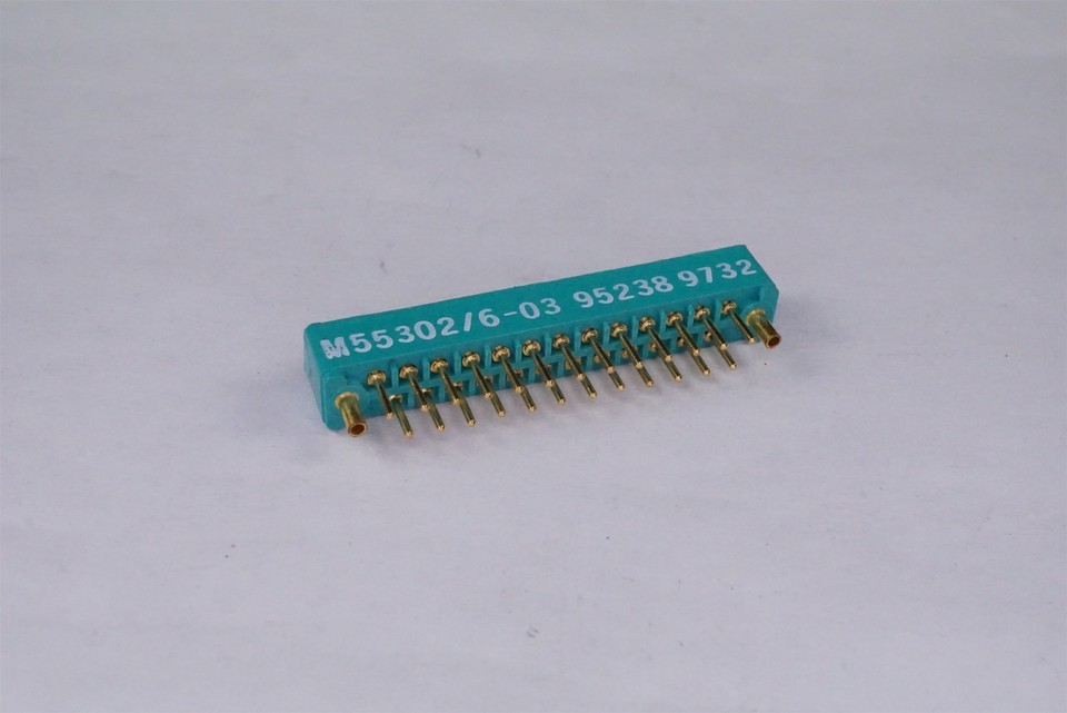 M55302/6-03 Continental Connector 25 Pos 2 Row Female Through Hole Gold ...