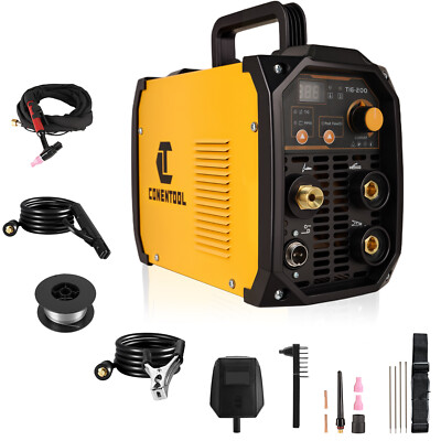 Portable TIG Welder 200AMP TIG/MMA DC IGBT Inverter HF Welding Machine ...