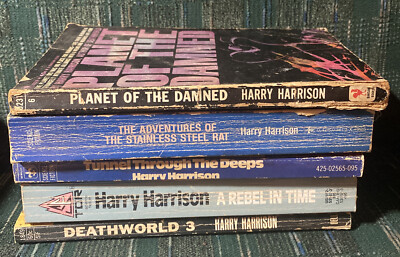 Harry Harrison Lot of 5 Paperback Deathworld 3 Planet Of The Damned | eBay