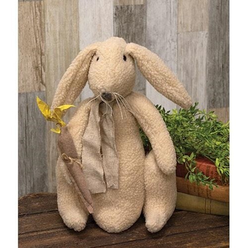 Primitive Easter BUNNY DOLL Rabbit Carrot Floppy Ears Plush OTIS Figure ...