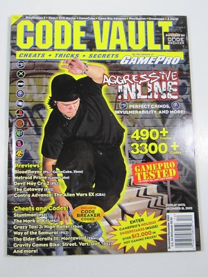 Code Breaker Code Vault Magazine- December 2002-Aggressive Inline ...