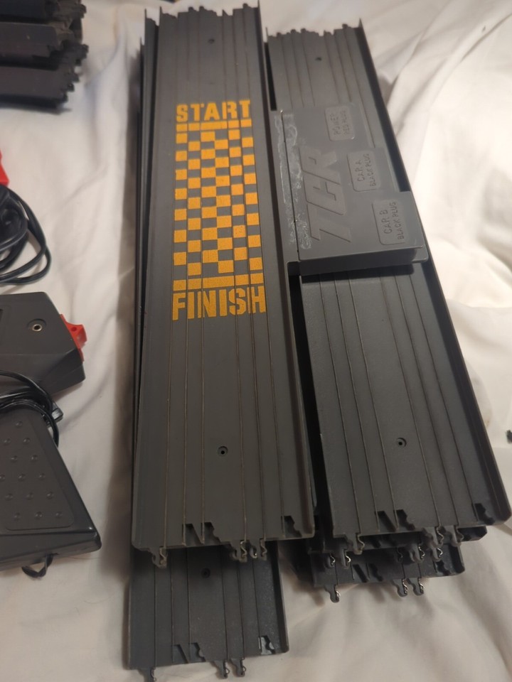 Vtg Ideal TCR Total Control Racing Rigs Jam Roadway Slotless Slot Car ...