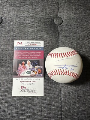 HYE SEONG KIM SIGNED BASEBALL AUTOGRAPHED AUTO DODGERS KOREA ROOKIE JSA ...