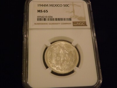 1944 M 50 C Mexico NGC MS 65 | eBay