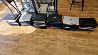 Joblot 60x laptops Dell, hp, acer, sony, asus for St Michaels charity ...