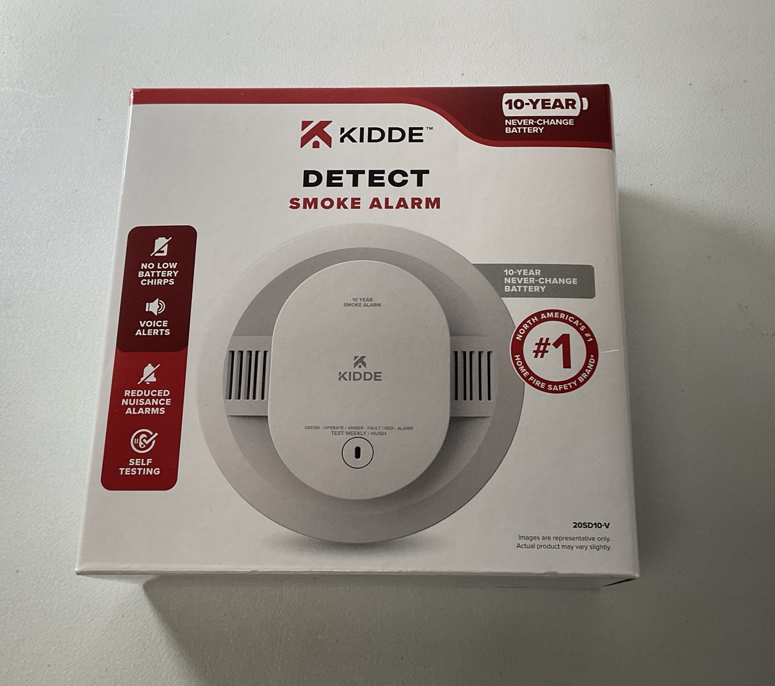 Kidde Detect Smoke Alarm Model 20SD10-V 10 Year battery - Sept 2024 | eBay
