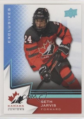 2020-21 Upper Deck Team Canada Juniors Hlinka Blue Seth Jarvis #13 | eBay