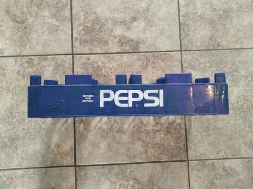 Vintage Pepsi Cola Plastic 2 Liter 8 Bottle Carrier Crate Huskylite | eBay