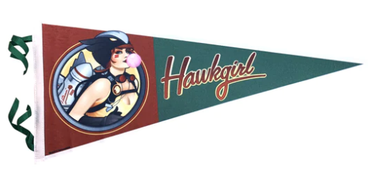 DC Bombshells Hawkgirl Pennant Flag – Loot Crate Exclusive | eBay