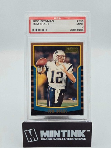 2000 Bowman Football Tom Brady Rookie PSA 9 | eBay