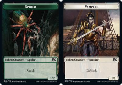 Spider Token // Vampire Token - Foil x1 - Double Masters 2022 - NM-Mint ...