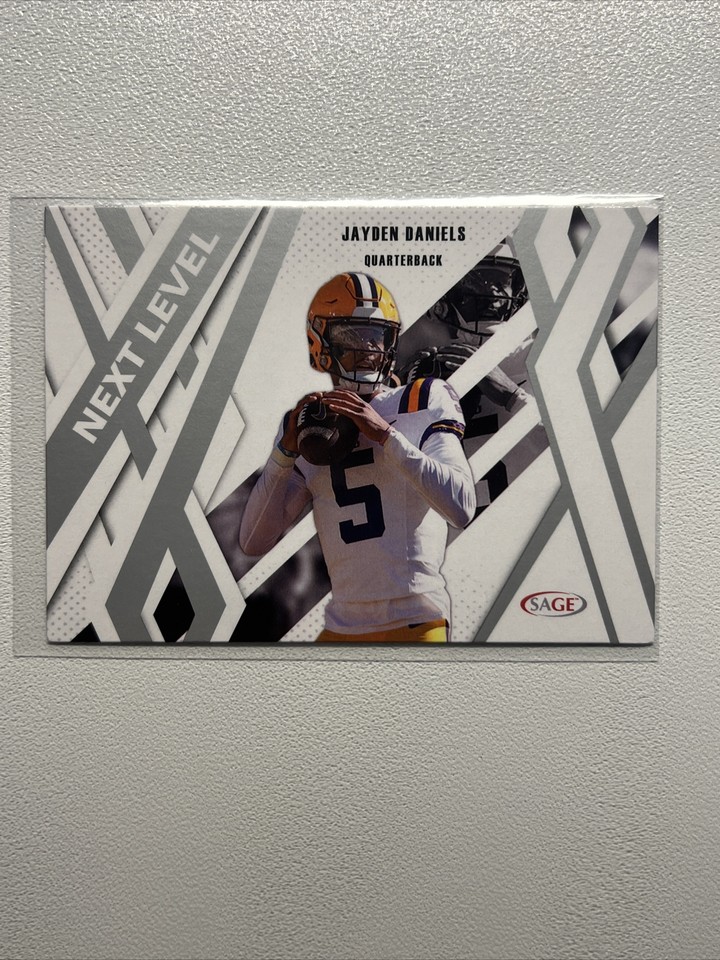 2024 SAGE "Next Level-Silver" & "Next Level-Black" Jayden Daniels LSU ...