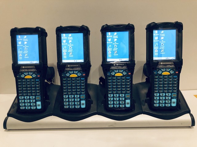 4 X Motorola Symbol Mc9190-g Barcode 1d Rugged Scanner Gun Mc9100 ...