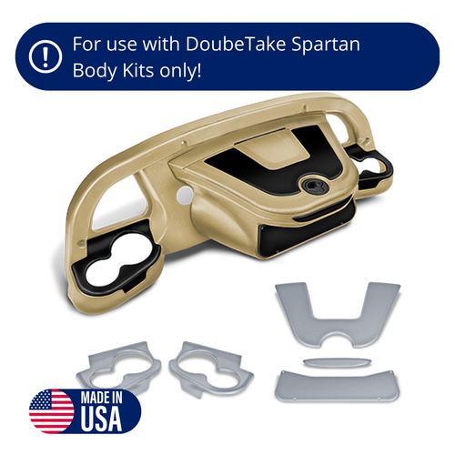 DoubleTake Sand Sentry Golf Cart Dash with Silver Inserts for Club Car ...