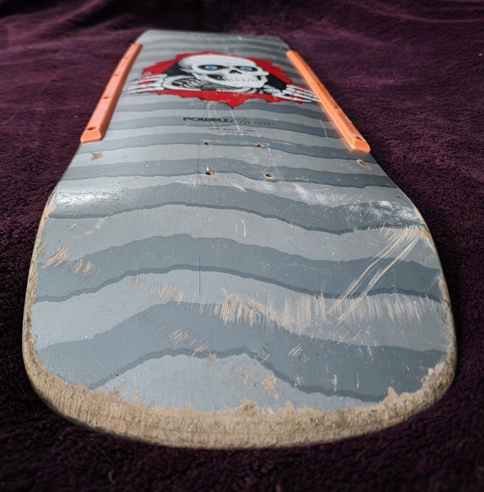 Powell Peralta OG Ripper Silver Powell Peralta Skateboard Deck RARE | eBay