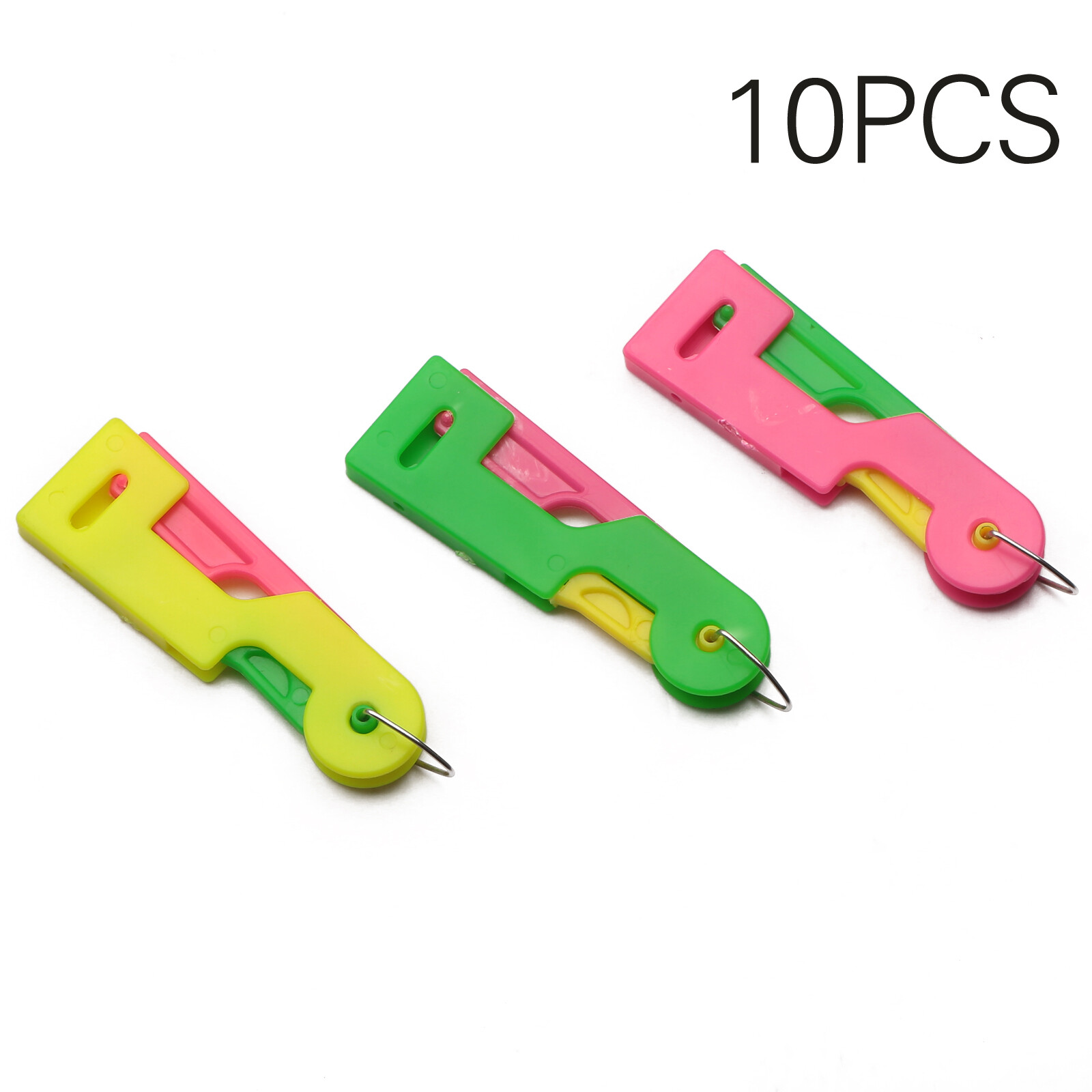 10Pcs Automatic Needle Thread Guide Tool Home Use Easy Sewing Threader ...