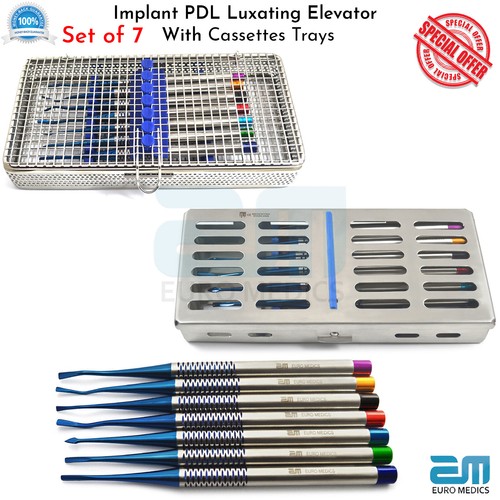 Dental PDL Proximators Elevator Micro Serrated Root Extraction Tools ...