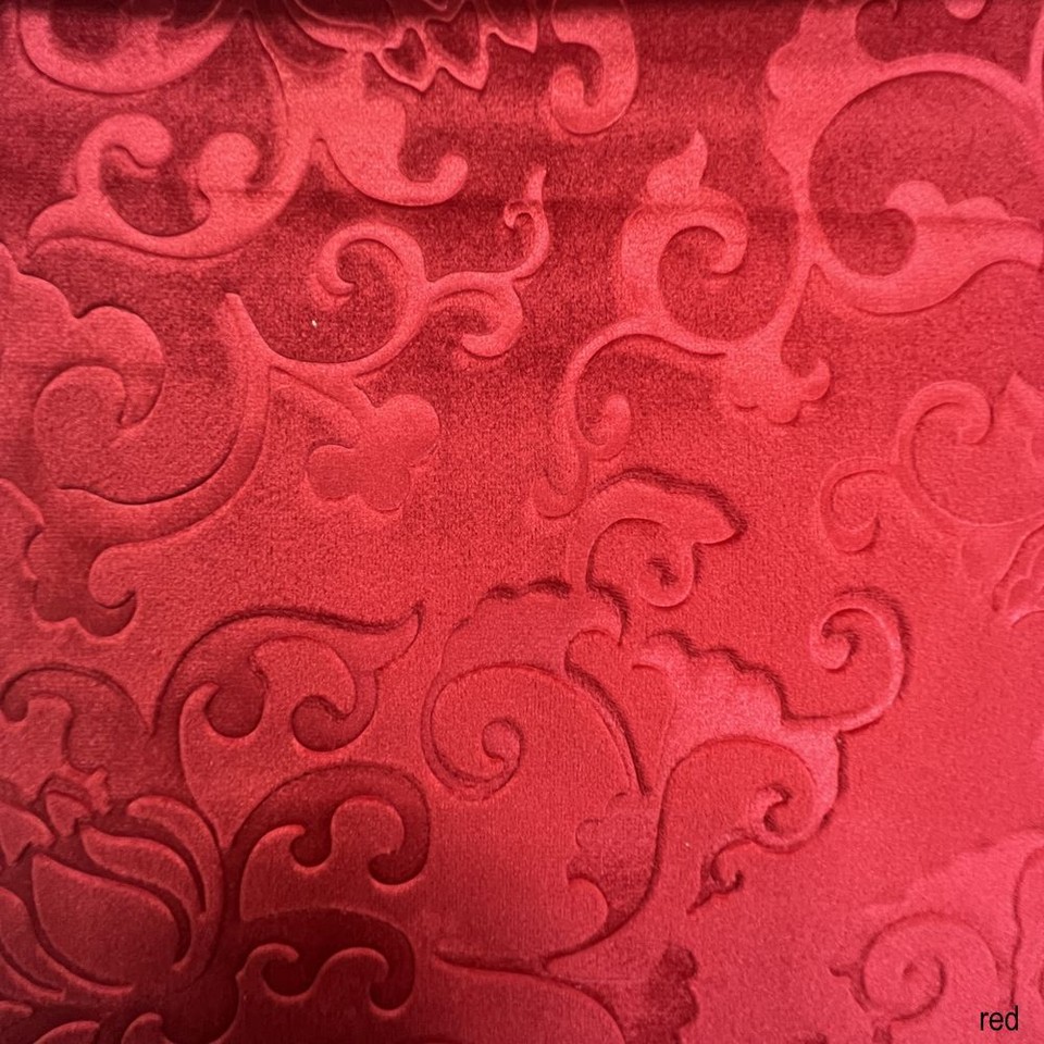 Vails Brocade Velvet Fabric, 72 Inch. in width, Ideal Embossed Material ...