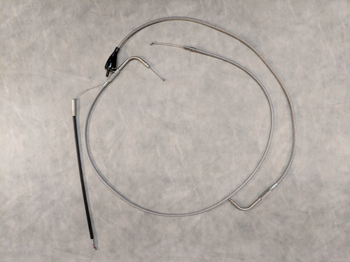 Stainless Steel Braided Throttle and Idle Control Cable Kit | eBay