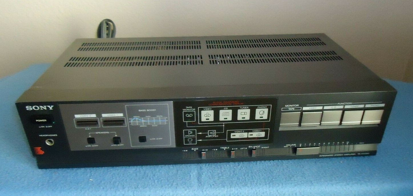 Sony TA-AX320 Stereo Amplifier, Japanese, See Video! Please read the ...