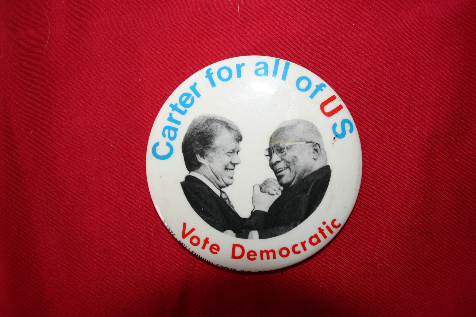 Jimmy Carter For All Of Us You Vote Democratic Campaign Button 1976 ...