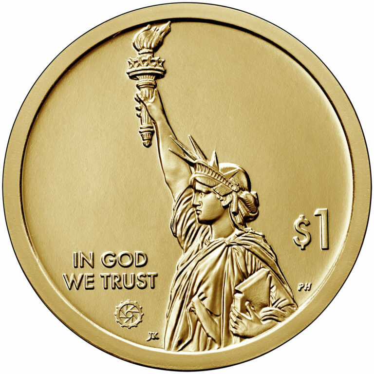 🇺🇸 US 1 Dollar coin USA $1, American Innovation - North Carolina, 2021 ...