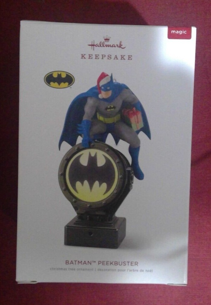 Hallmark Keepsake Ornament 2018 Batman Peekbuster | eBay